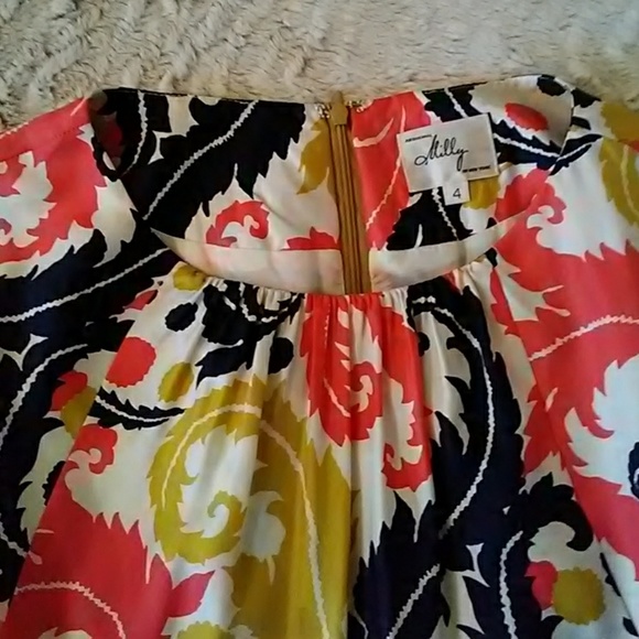 Milly | Dresses | Milly 0 Silk Dress | Poshmark